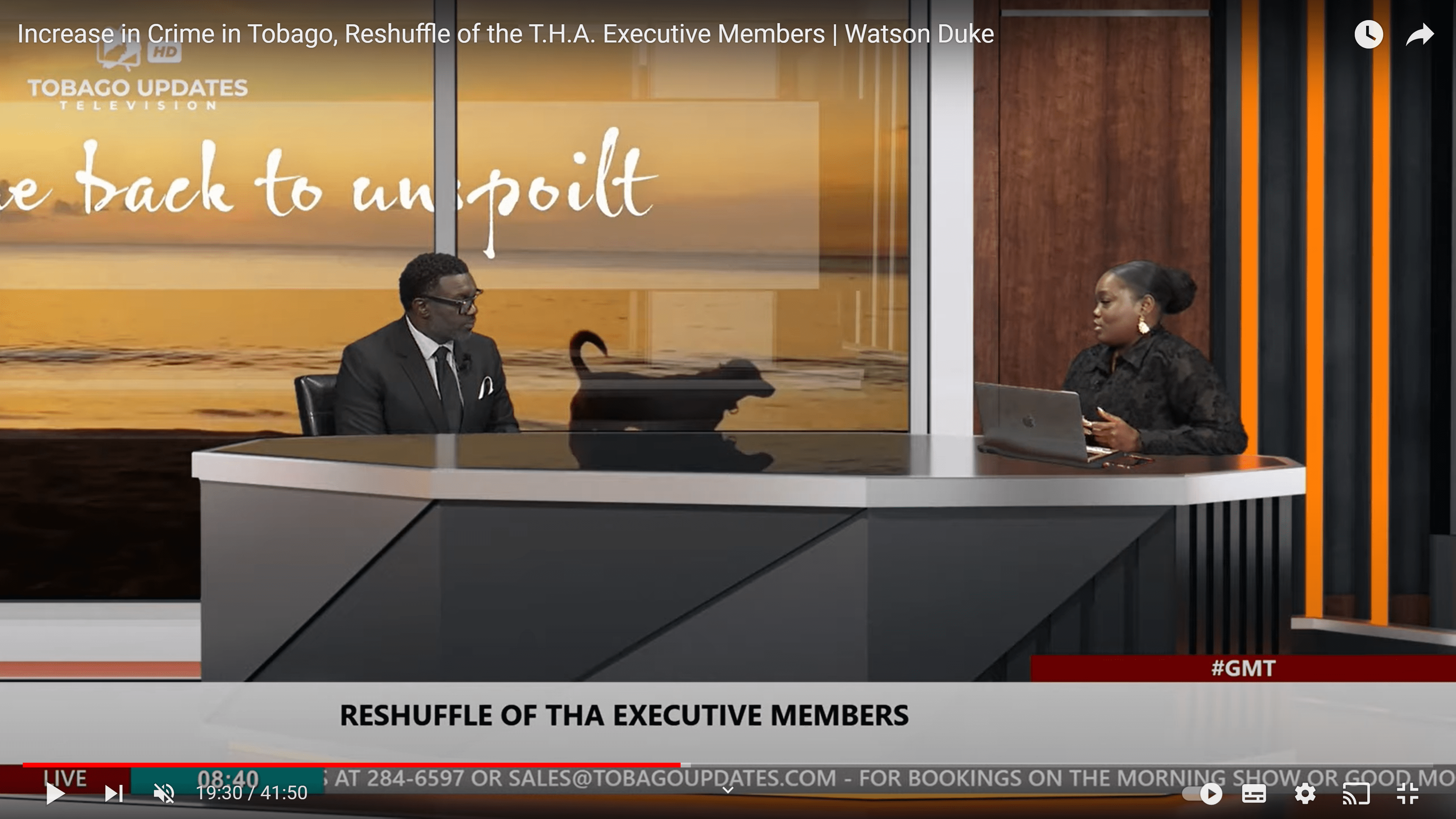 Increase in Crime in Tobago, Reshuffle of the T.H.A. Executive Members ...