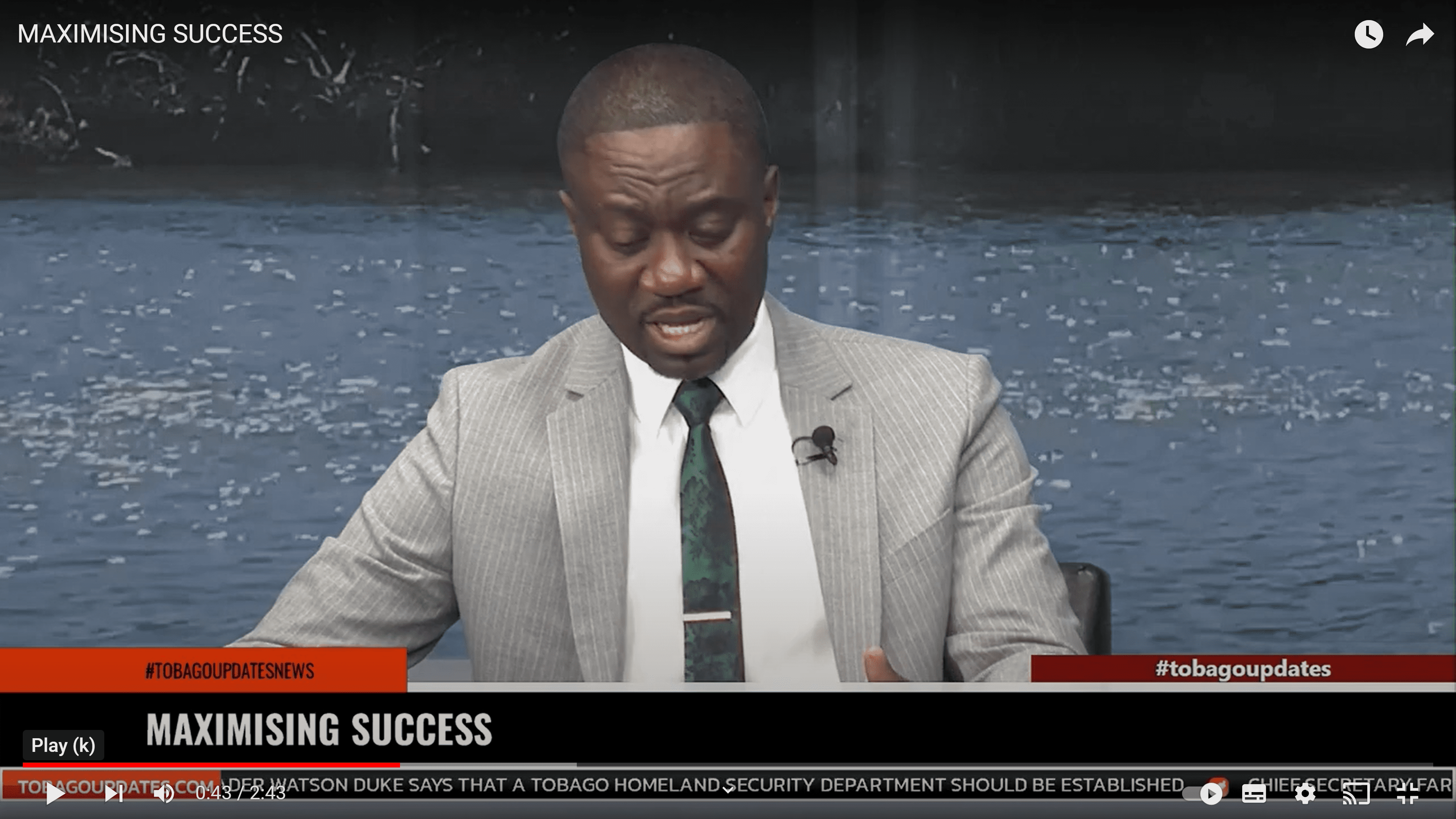 Maximising Success | Tobago Updates