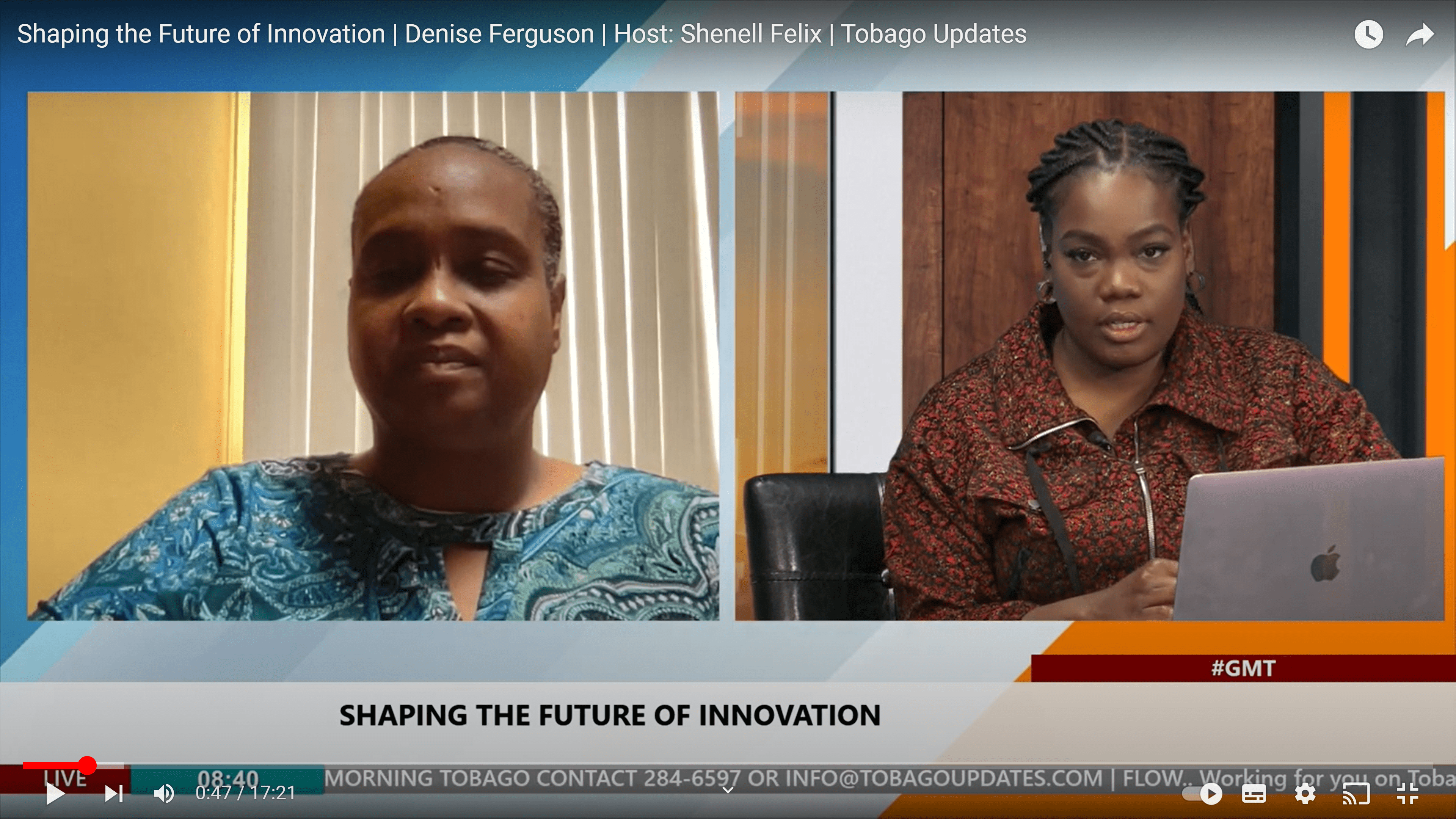 Shaping the Future of Innovation | Denise Ferguson | Tobago Updates ...