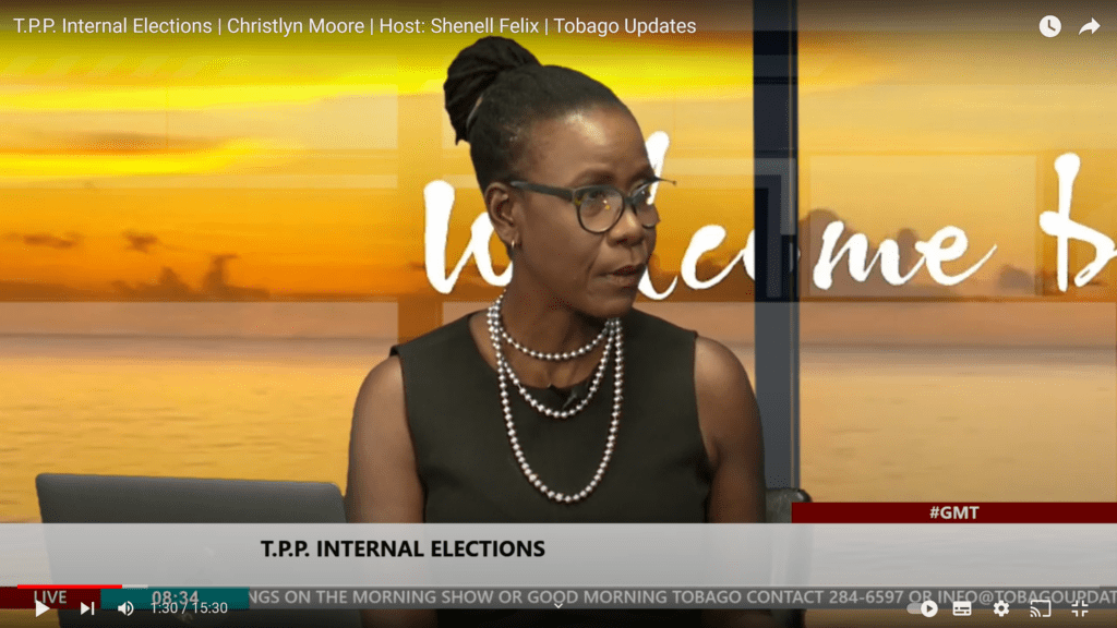 T.P.P. Internal Elections | Christlyn Moore | Tobago Updates - Tobago ...