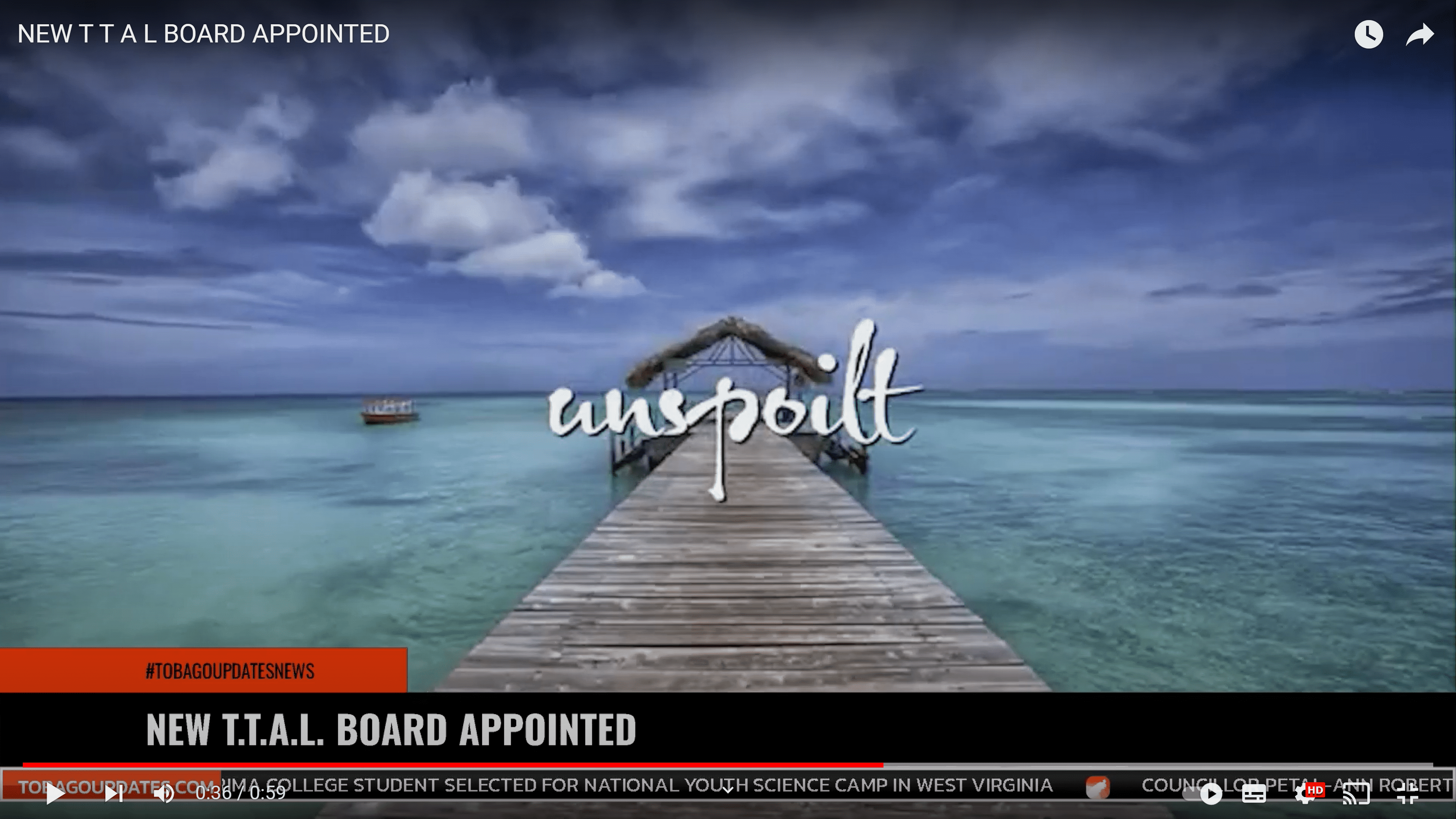New TTAL Board installed | Tobago Updates