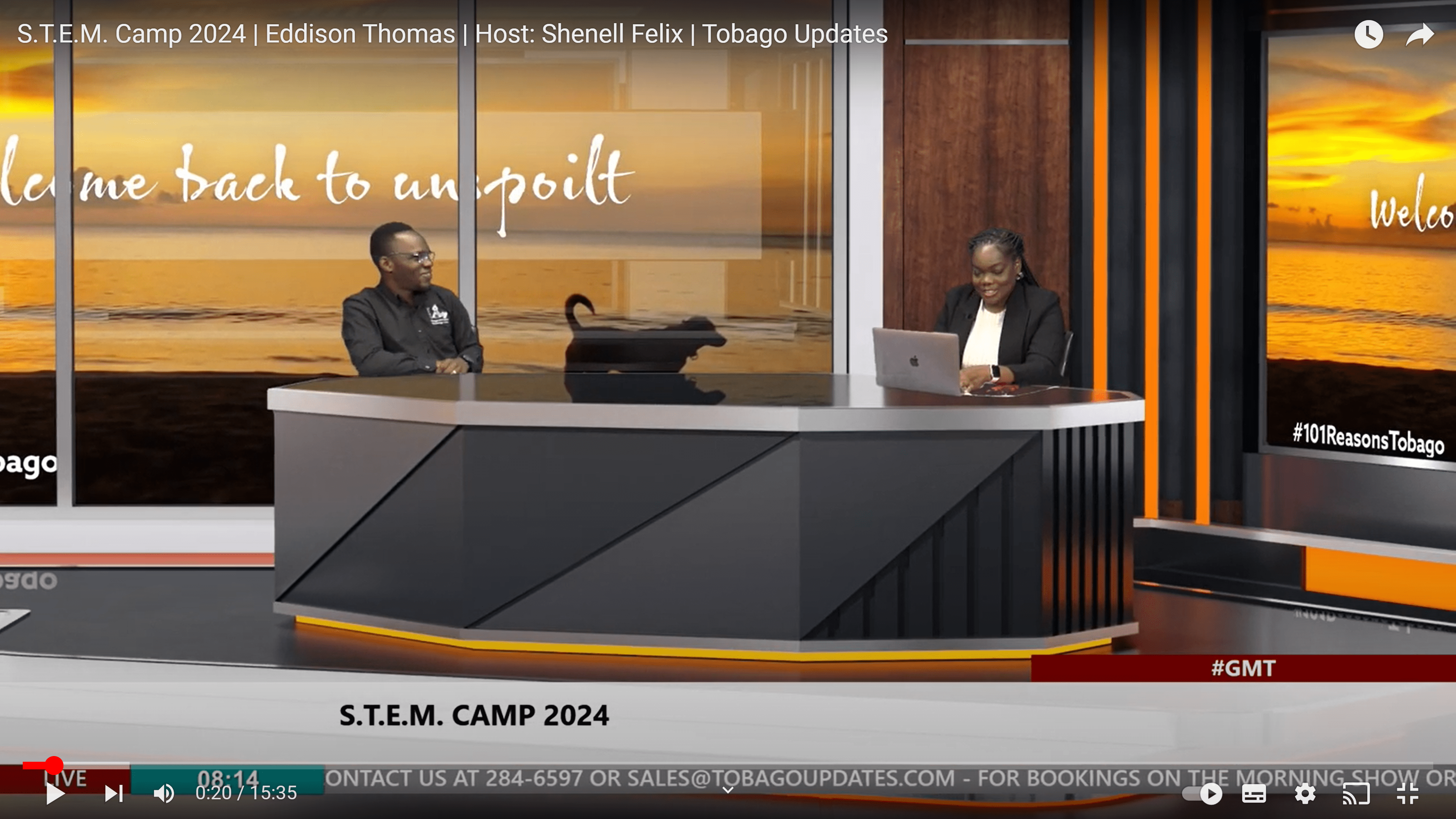 S T E M Camp 2024 Eddison Thomas Tobago Updates Tobago Updates