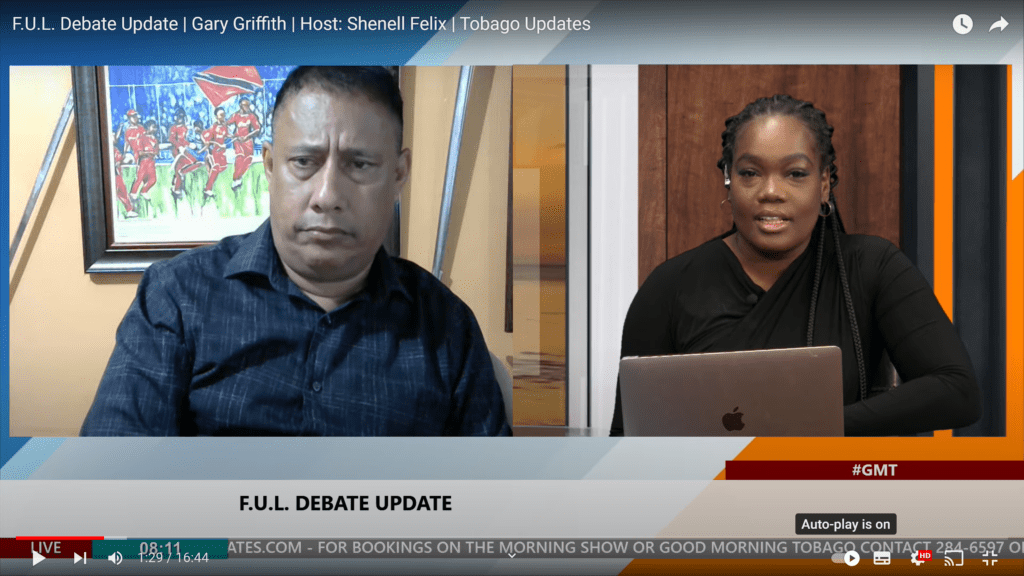 F.U.L. Debate Update | Gary Griffith |Tobago Updates - Tobago Updates