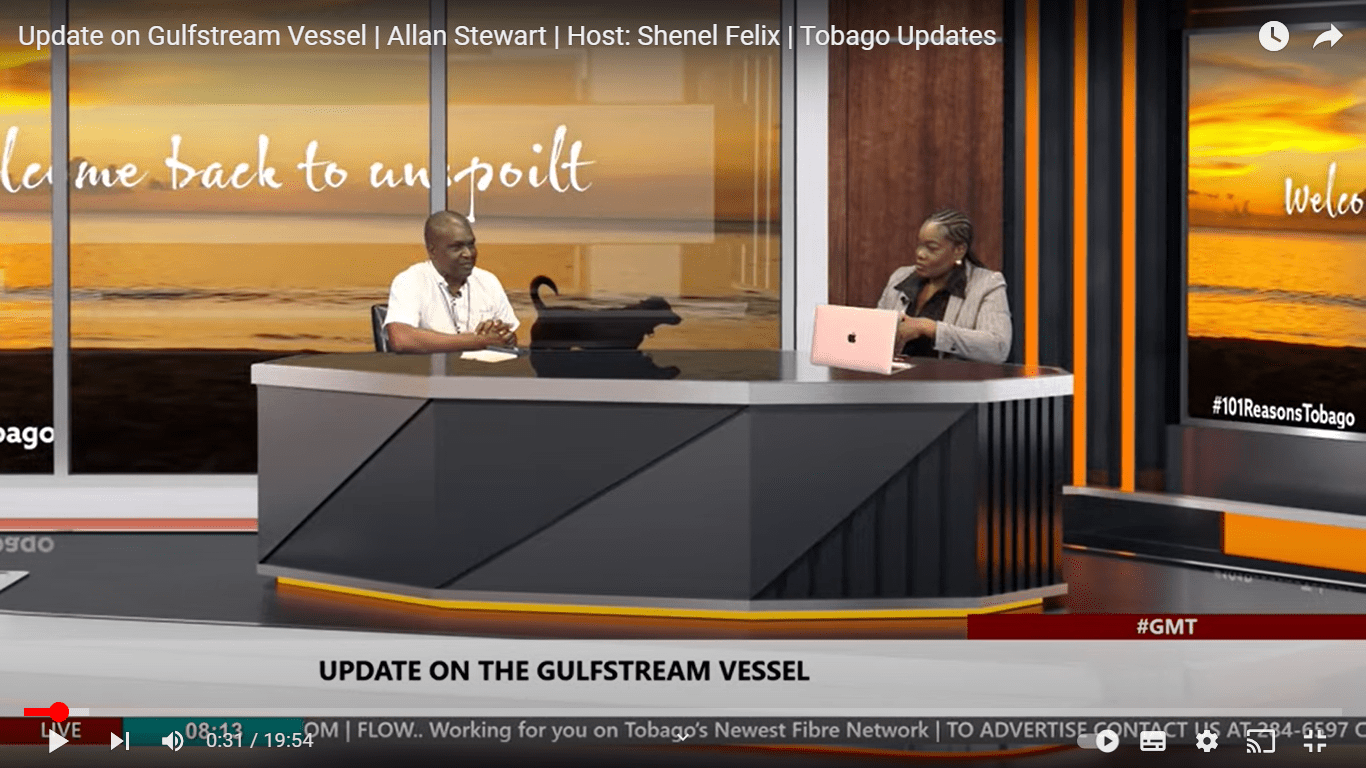 Update on Gulfstream Vessel | Allan Stewart | Tobago Updates - Tobago ...