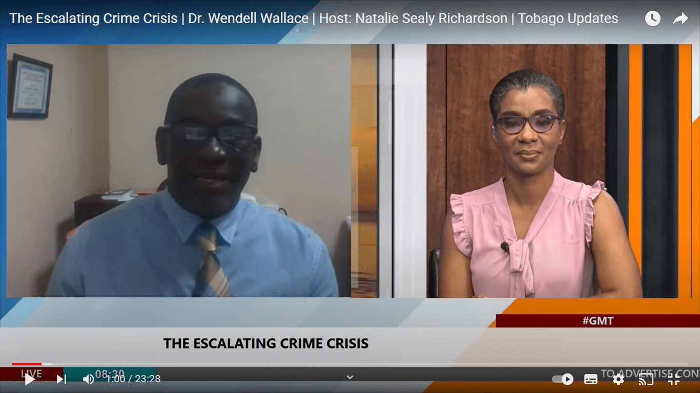 The Escalating Crime Crisis | Dr. Wendell Wallace | Tobago Updates ...