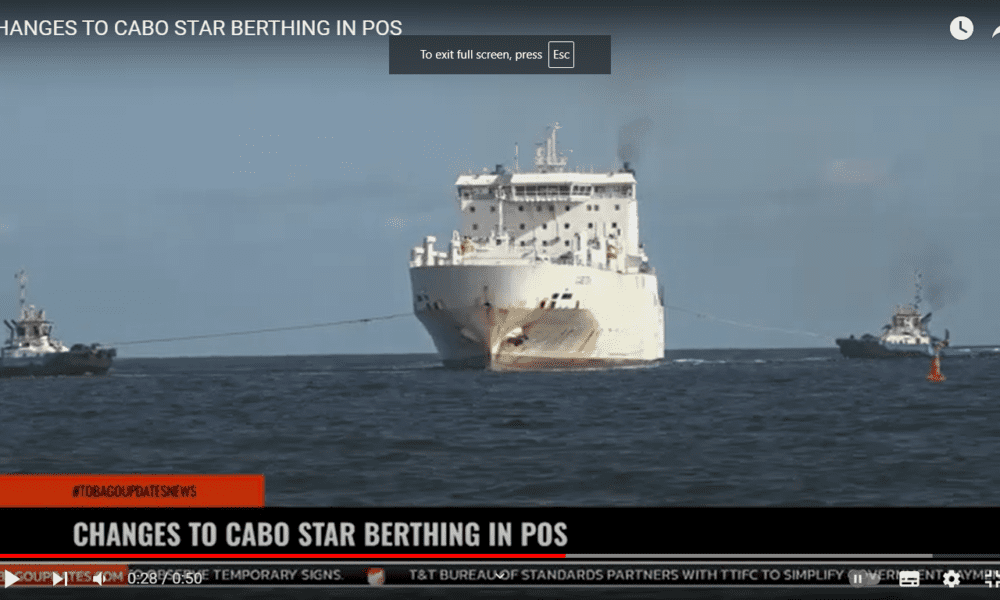 Changes to Cabo Star Berthing in Port of Spain to Accommodate Cruise ...