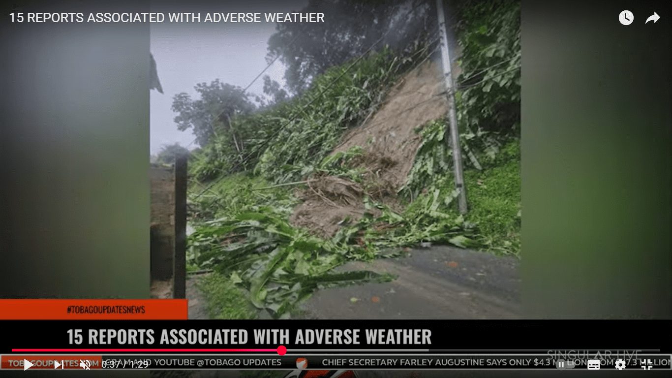 15 reports associated with yellow level alert - Tobago Updates